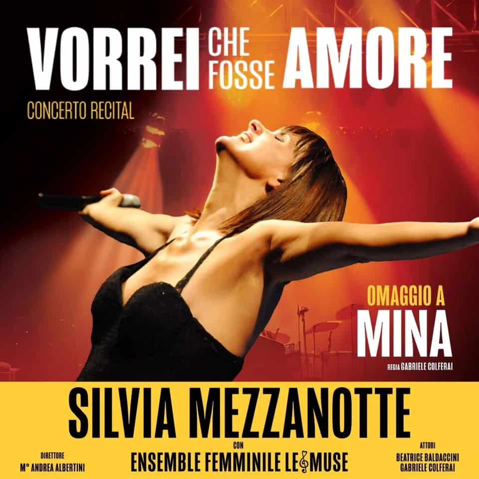 TORINO (TO) VORREI CHE FOSSE AMORE Omaggio a Mina con Silvia Mezzanotte 2024 | cheventi.it