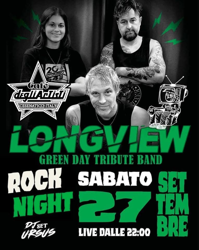 ROCK NIGHT LONGVIEW (Green Day Tribute Band) & Ursus Rock Party @Cafe ...