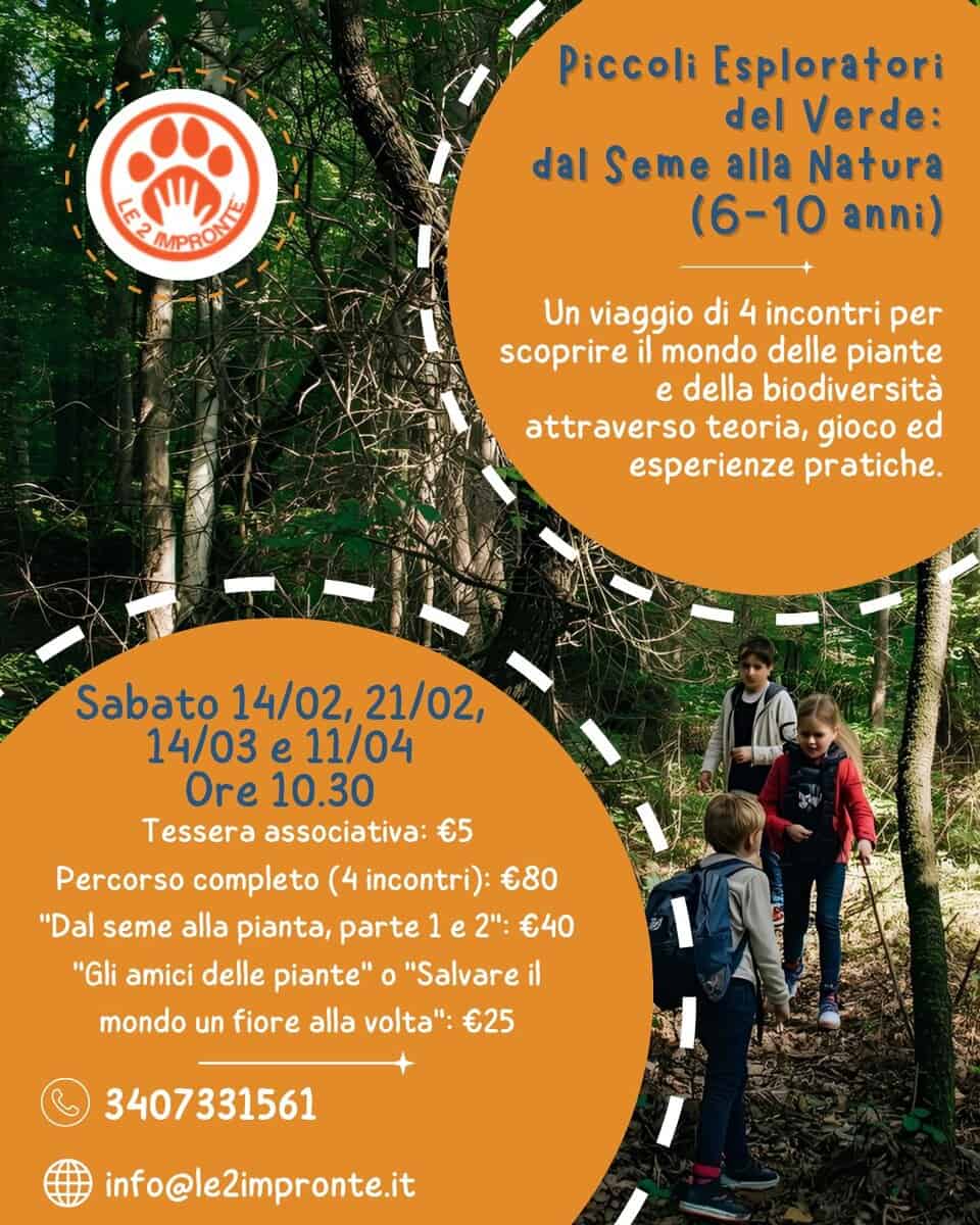 Piccoli Esploratori del Verde dal Seme alla Natura (6 – 10 anni) dal 14 ...
