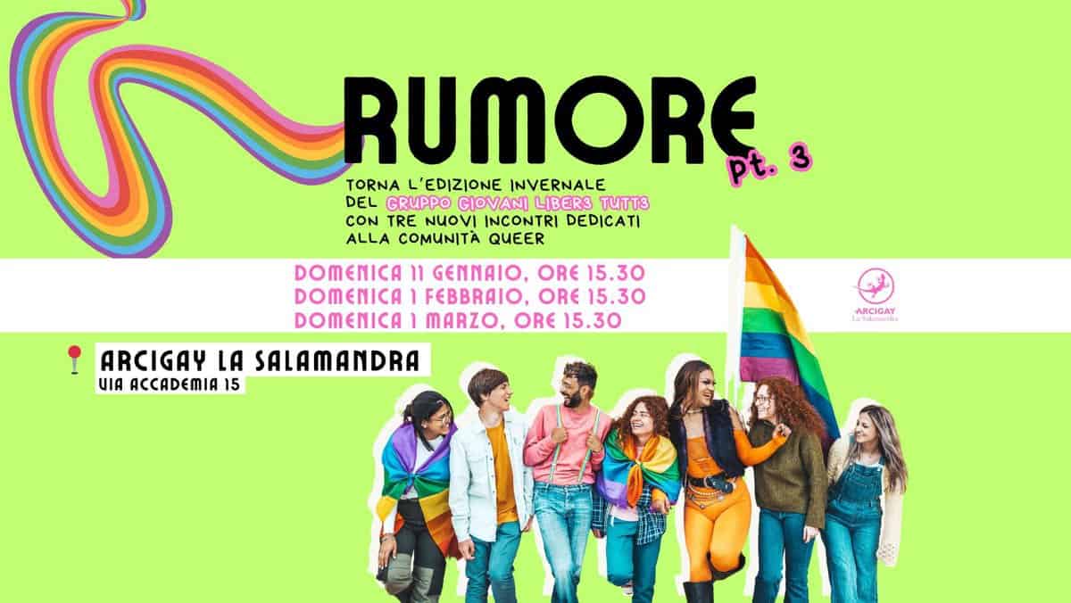 RUMORE incontri dedicati alla comunità queer a Mantova - 11 gennaio ...