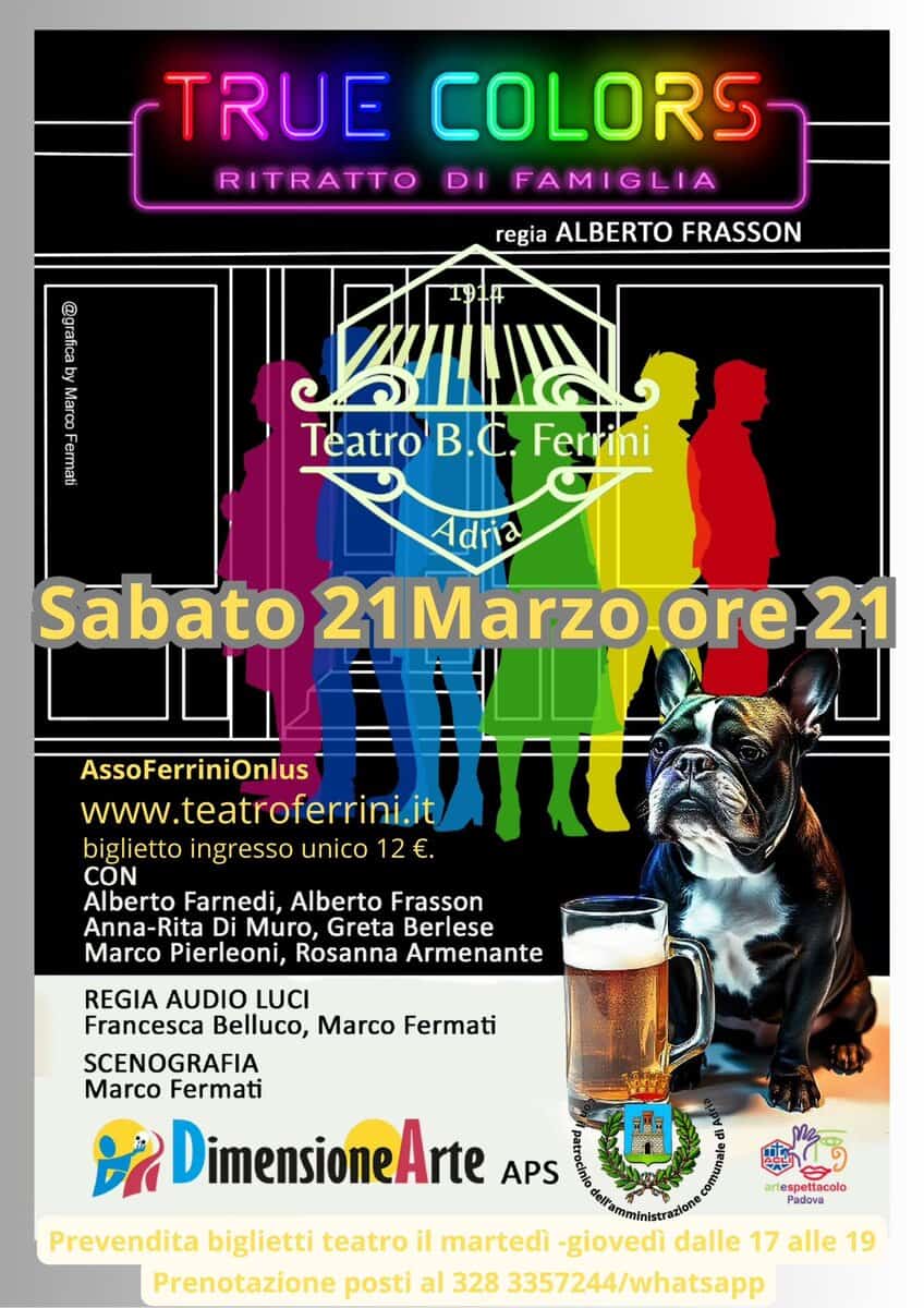 True Colors – Ritratto di Famiglia – Commedia 2026 | cheventi.it
