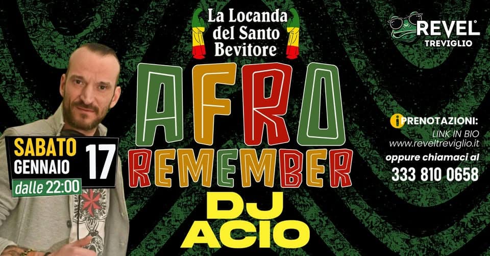 Afro Remember, Si Vola! - Treviglio (BG) - 17 gennaio 2026 | cheventi.it
