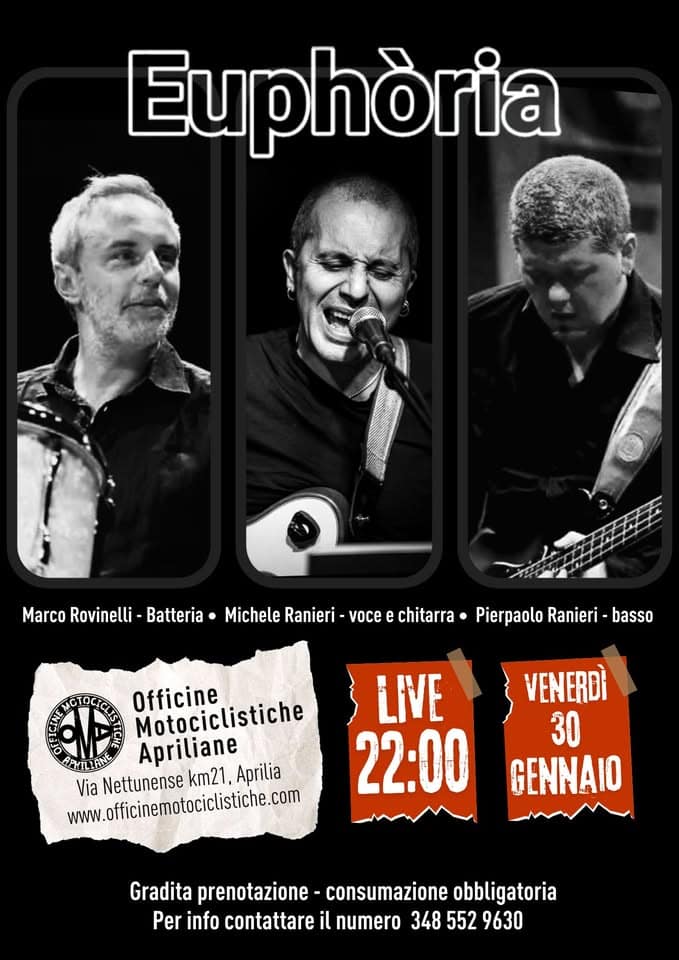 Euphorìa - Aprilia (LT) - 30 gennaio 2026 | cheventi.it