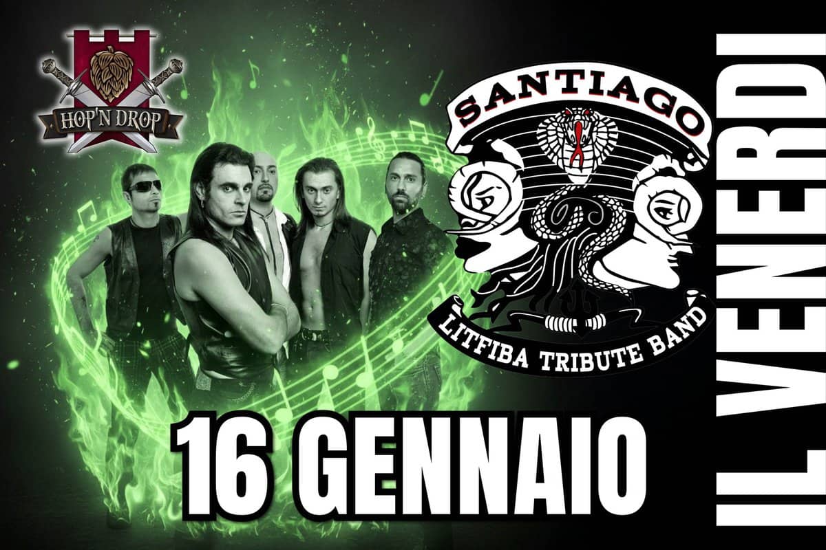 Santiago Litfiba Tribute Band Live – Hop n Drop – Prato - 16 gennaio ...